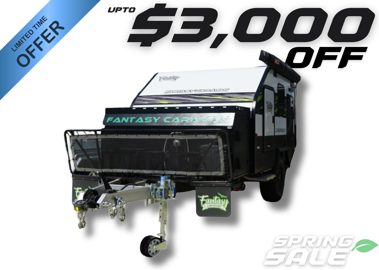 22ft Semi Off-Road Caravan with Bunks | Skyline 22F